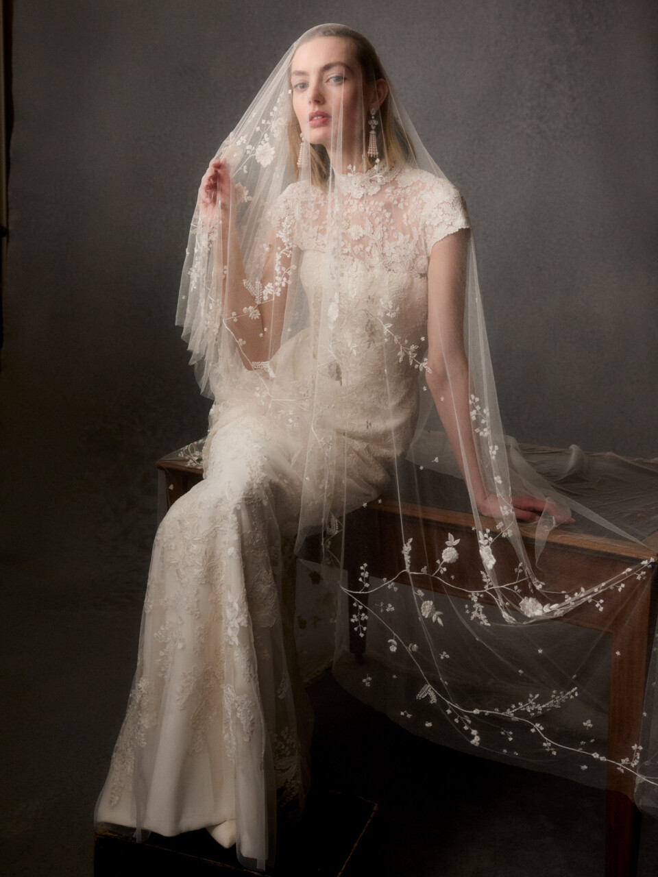 Luxury Bespoke Emboidered Veils | Phillipa Lepley