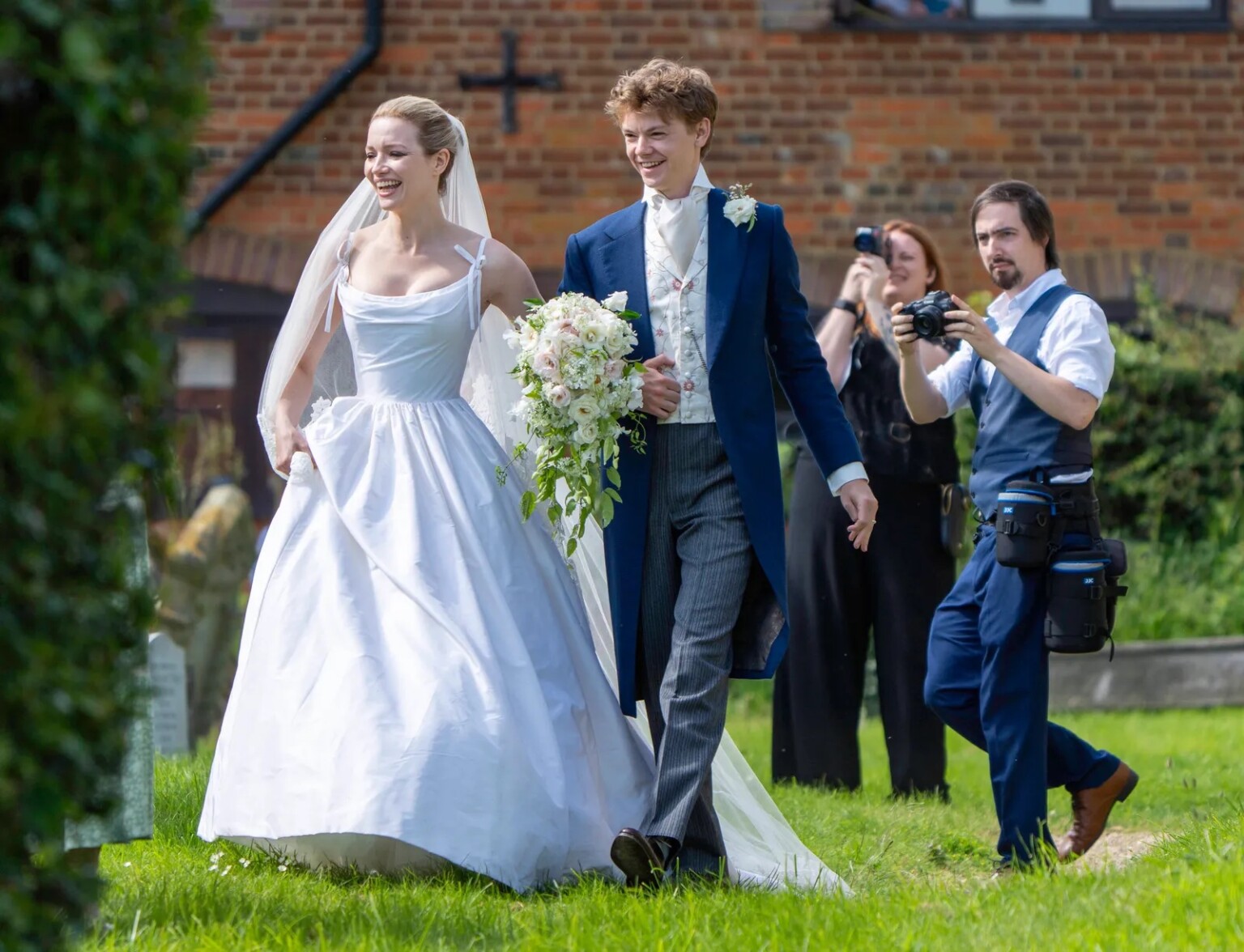 Talulah Riley marries Thomas Brodie-Sangster | Phillipa Lepley