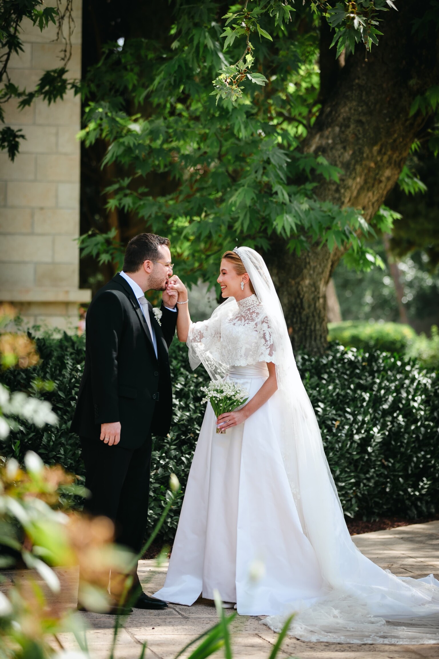 The Bespoke Wedding Gown of Princess Aisha bint Faisal of Jordan | Phillipa Lepley